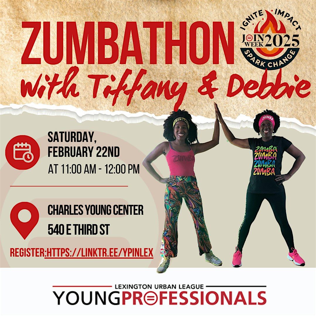 YPinLex Zumbathon with Tiffany & Debbie, Charles Young Center ...
