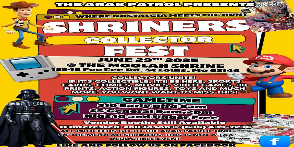 Arab Patrol of the Moolah Shriners Collector Fest, Moolah Shrine Center ...