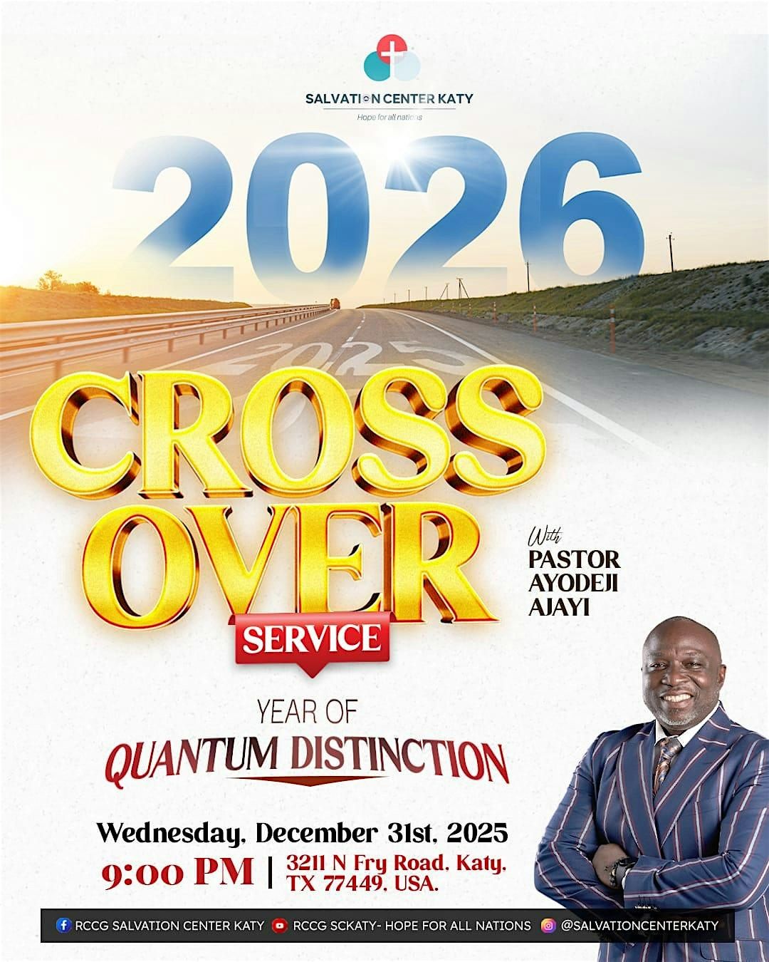 2026 Crossover Service – Year of Quantum Distinction, 3211 N Fry Rd ...