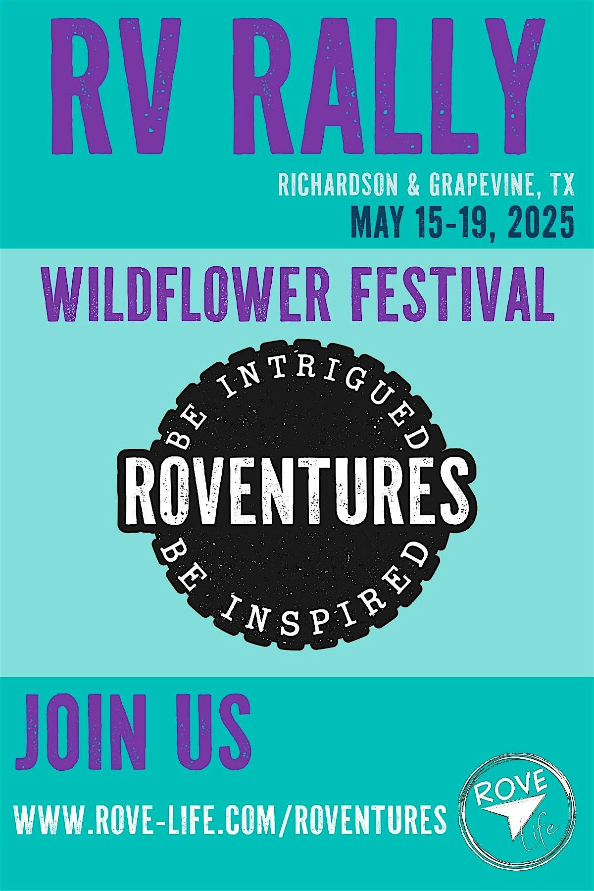Roventures - Wildflower RV Rally, 15 May to 19 May | AllEvents