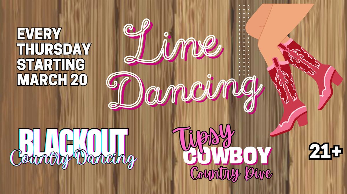 Country Line Dancing hosted by Blackout Country Dancing at The Tipsy ...