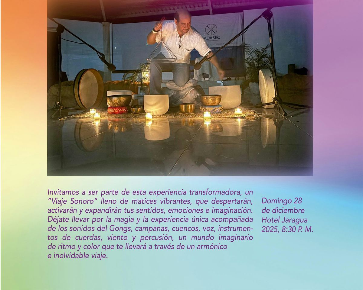 VIAJE DE SONIDO CON INSTRUMENTOS DE SANACIÓN, CON MARIO LARRAURI, F472+49R, Santo Domingo, 27 ...