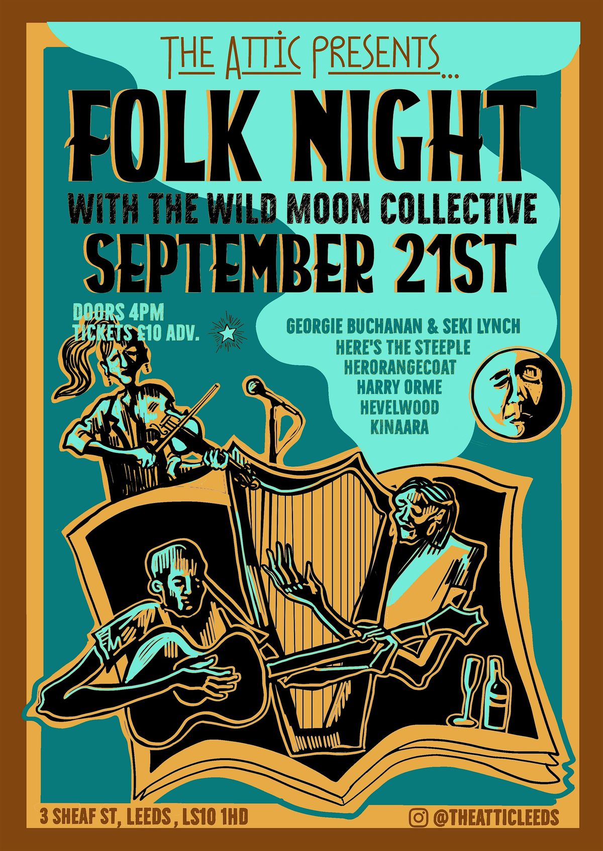 The Attic Presents: Folk Night with The Wild Moon Collective [Sept 21st ...