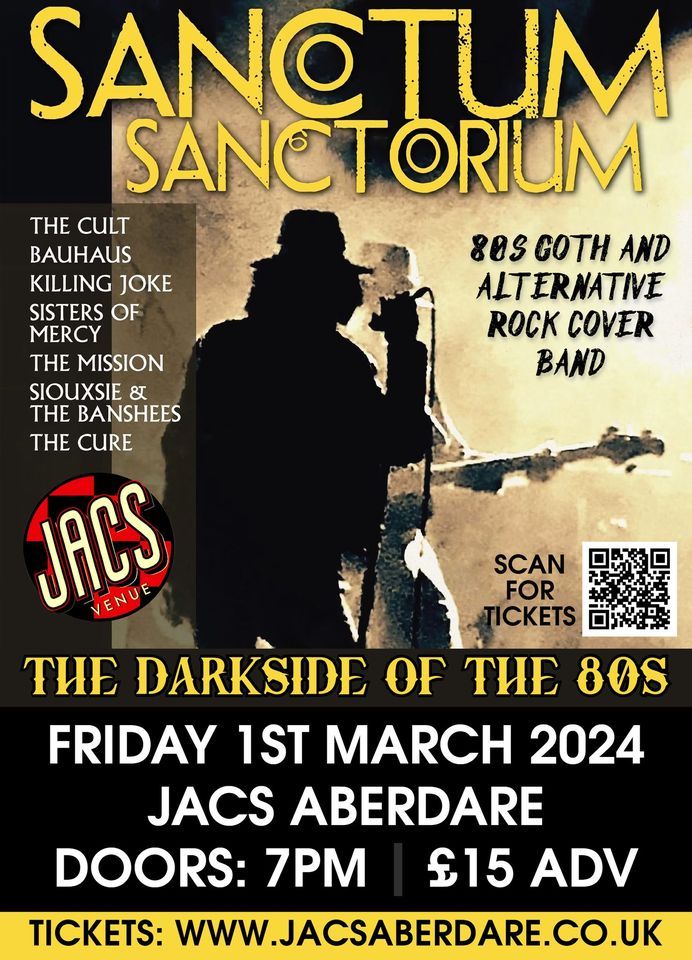 * SELLING FAST * Sanctum Sanctorium (Goth/Alt Cover Band) @ Jacs ...