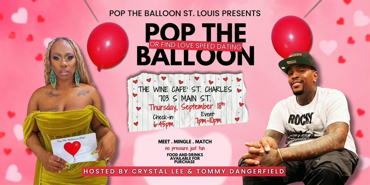 Pop The Balloon St.Louis Speed Dating, The Wine Cafe, Saint Charles, 18 ...