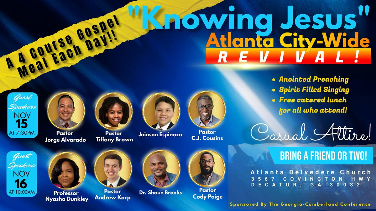 Interlink Volunteers: Belvedere SDA City-wide Revival, Atlanta ...