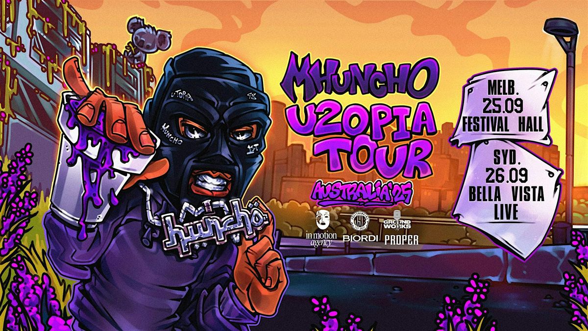 M HUNCHO - U2OPIA AUS TOUR 25 (SYDNEY), 13-15 Lexington Dr, Bella Vista ...