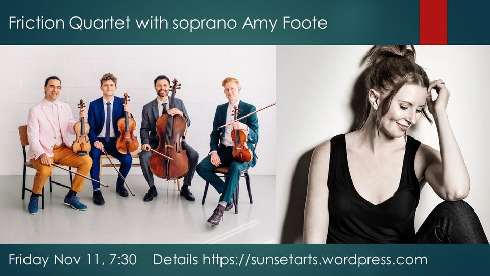 Friction Quartet with soprano Amy Foote, The Episcopal Church of the ...
