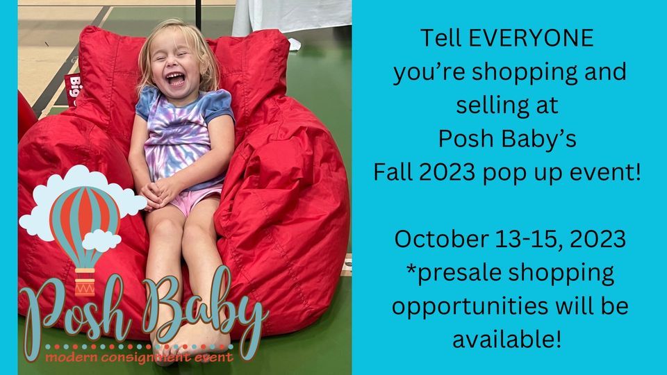 Posh Baby Fall 2023 Children’s Pop Up event, Calvary Assembly of God VA ...