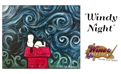 Windy Night - W&P Painting Class, Fassler Hall OKC, Oklahoma City ...