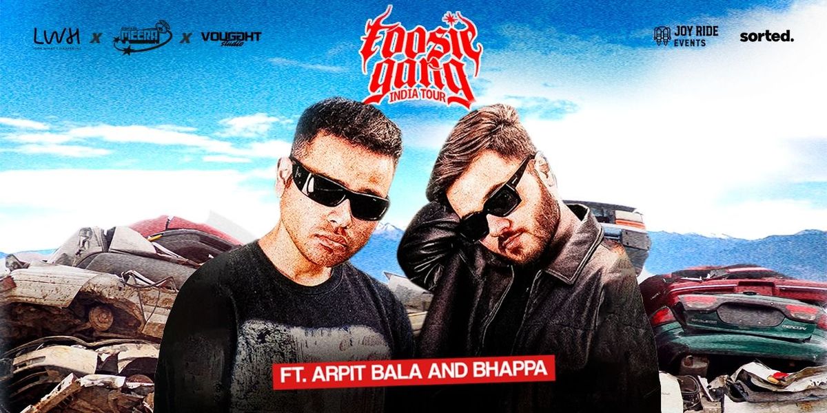 Foosie Gang Ft Arpit Bala & Bhappa India Tour, Dionysus Cocktail Lounge ...