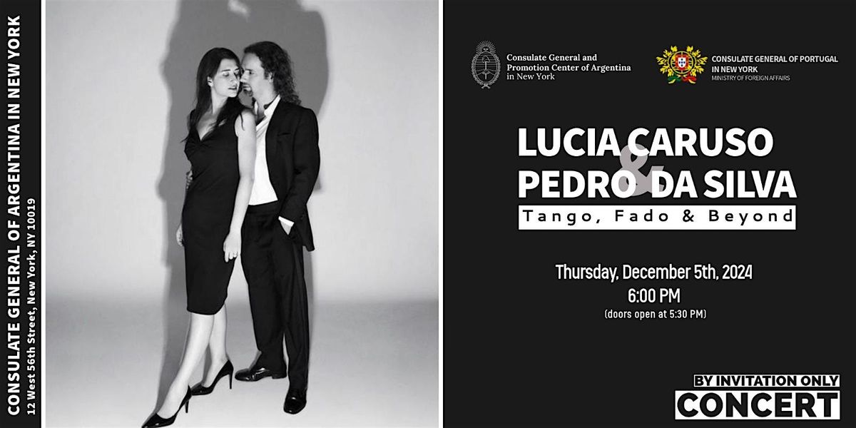 Lucia Caruso & Pedro H da Silva in concert, Consulate General of ...