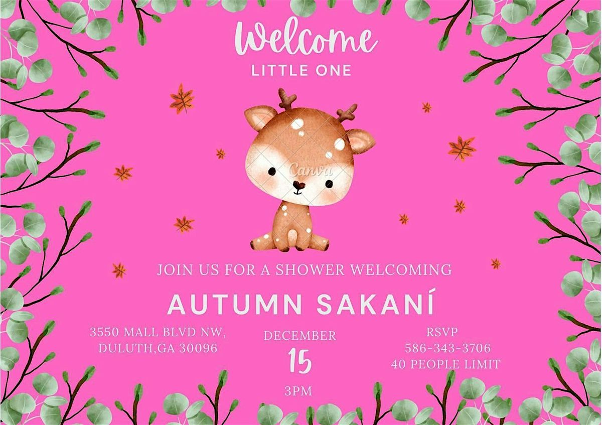 SHOWERING WELCOMING FOR AUTUMN SEKANÍ, 3550 Mall Blvd NW, Duluth, 15 ...