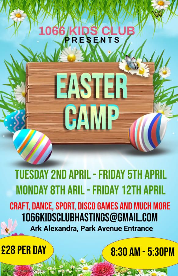 Easter camp week 2 , Ark Alexandra Academy, Hastings, 8 April to 12 ...