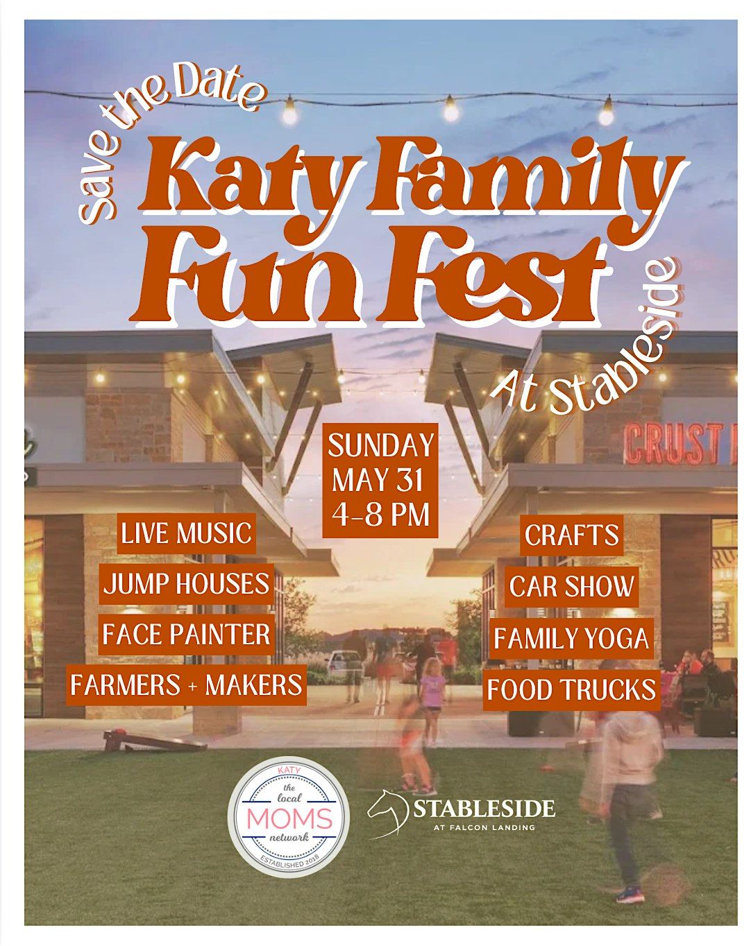 Katy Family Fun Fest, Stableside, Katy, 31 May 2026 | AllEvents