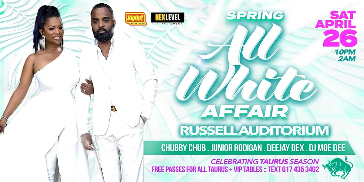 SPRING ALL WHITE AFFAIR : Old Skool Party for the Elegant Mature Crowd ...