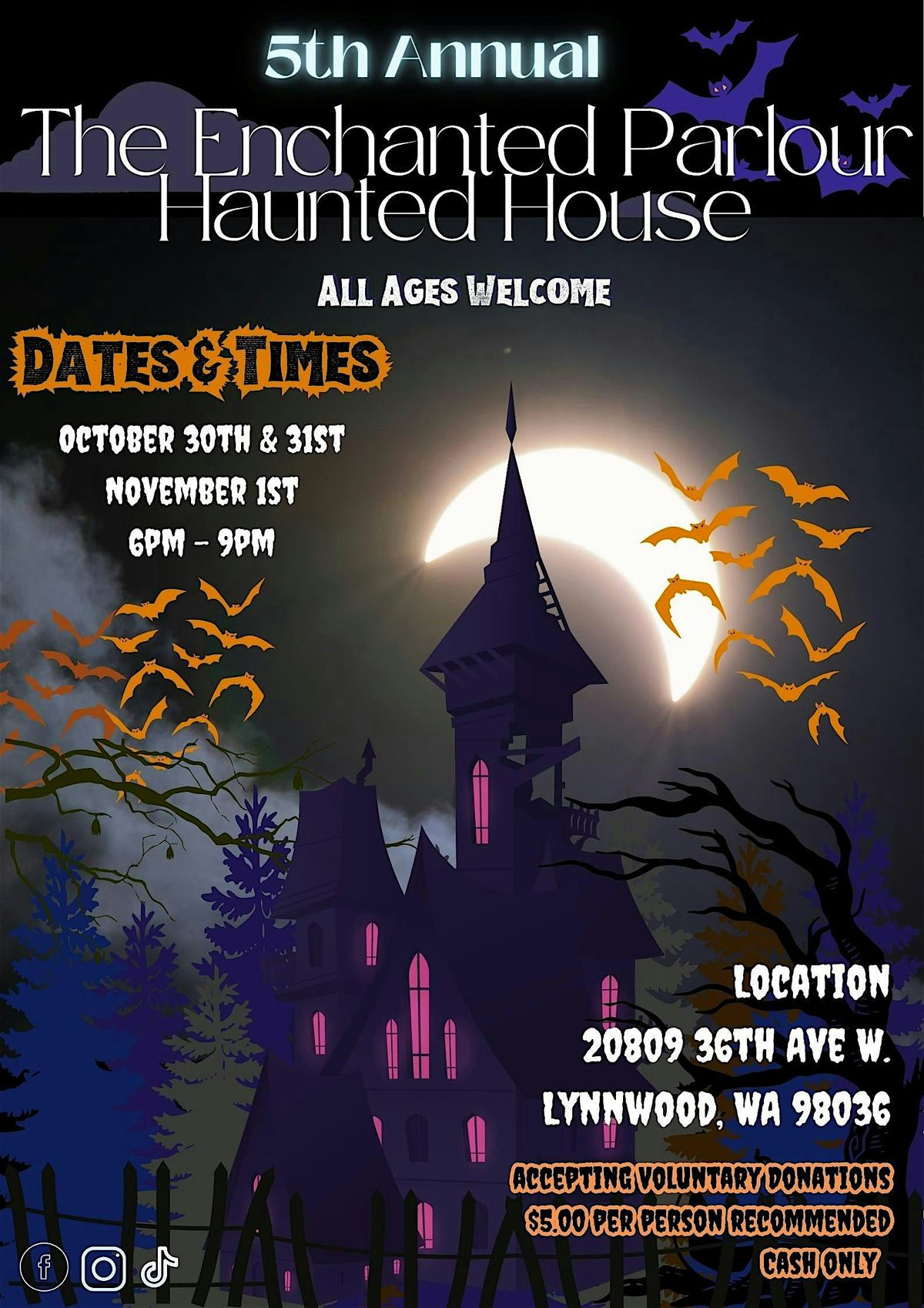 Enchanted Parlour Haunted House - 5th Season (Walk Thru Home Haunt ...