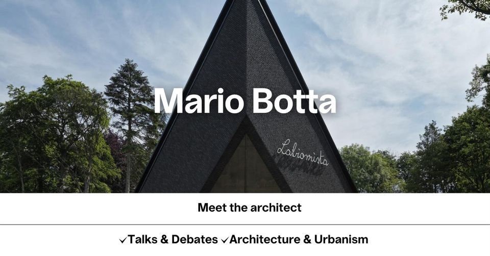 Meet the Architect: Mario Botta, Bozar, Brussels, 28 September 2023 ...