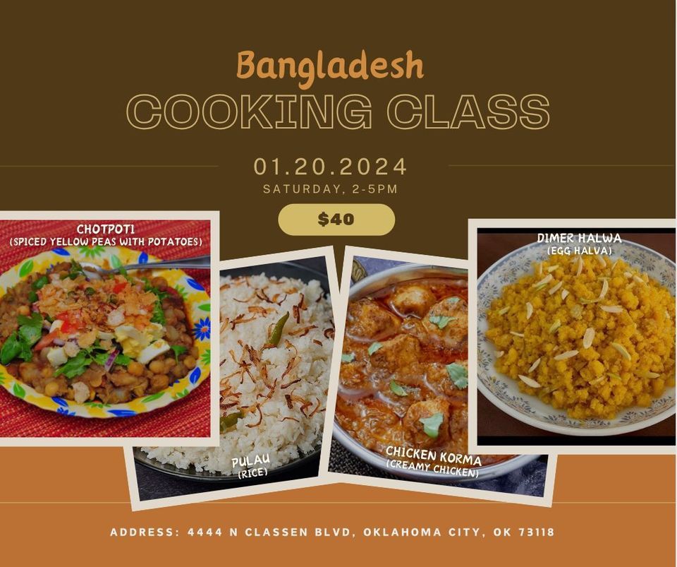 BANGLADESH COOKING CLASS, Raindrop Turkish House Oklahoma, Oklahoma ...