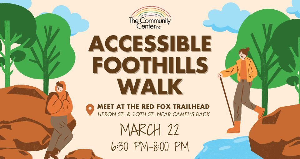 Accessible Foothills Walk, Red Fox Trailhead, Boise, 22 March 2024 ...