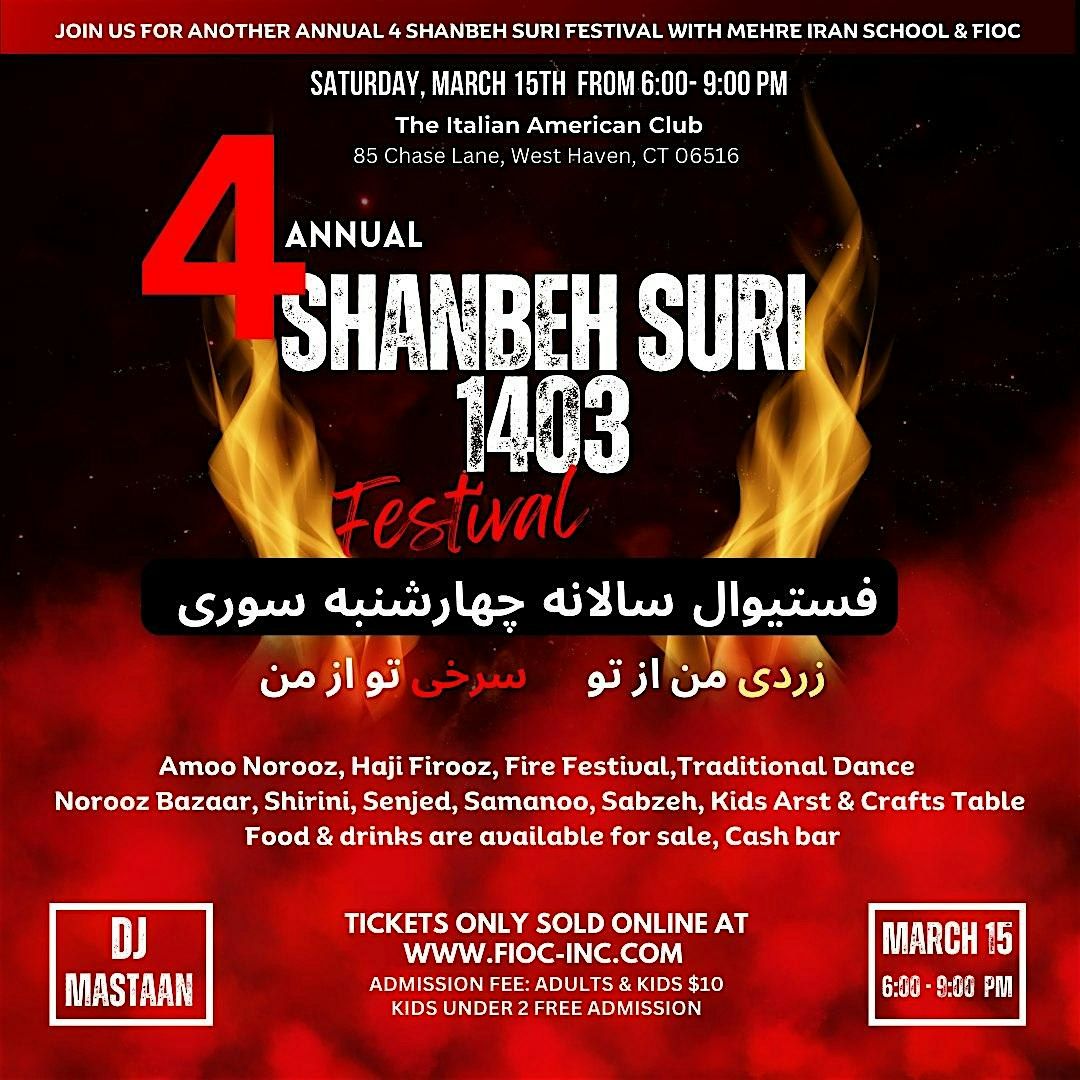 FIOC & Meh-re-Iran School Chahar Shanbeh Soori (Persian Festival of ...