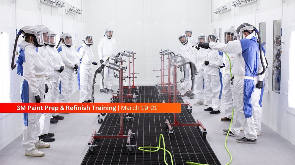 3M Paint Prep & Refinish Training | March 19-21, 955 Wells Street, Suite 300, Saint Paul ...