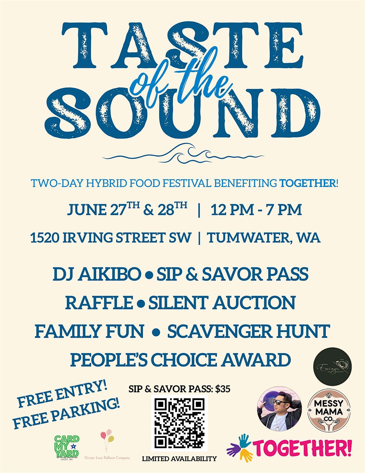 Taste of the Sound Festival, TOGETHER!, Tumwater | AllEvents