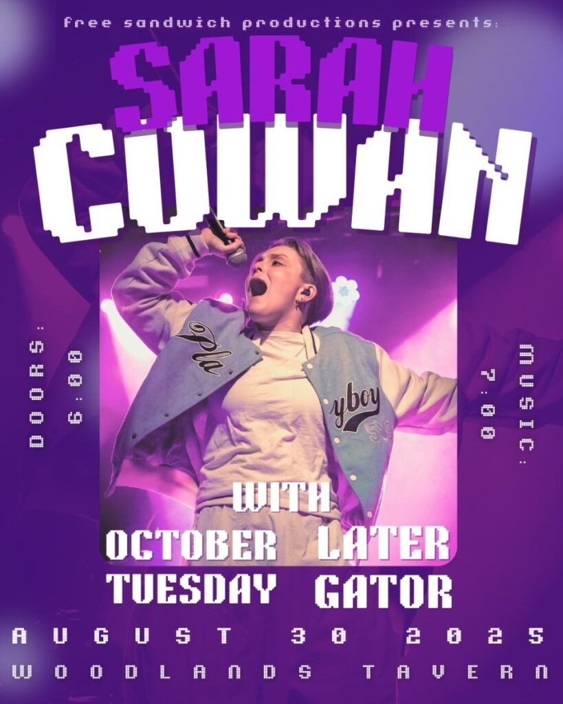 Sarah Cowan, Woodlands Tavern, Columbus, 29 August 2025 | AllEvents