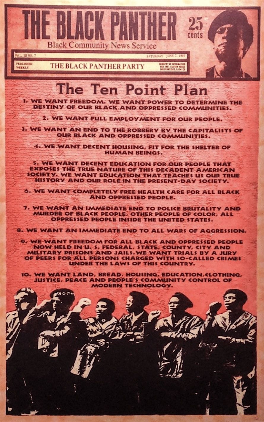 ALL POWER TO THE PEOPLE: the Black Panthers Ten-Point Programs Legacy ...