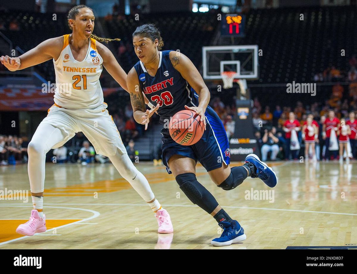Liberty Lady Flames at Tennessee Lady Vols Basketball, Thompson-Boling ...