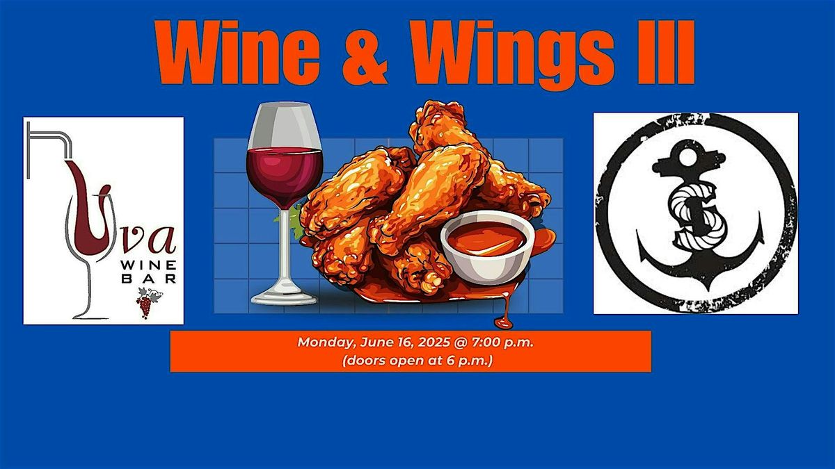 Wine & Wings Pairing!, Uva Wine Bar, Plymouth, 16 June 2025 | AllEvents