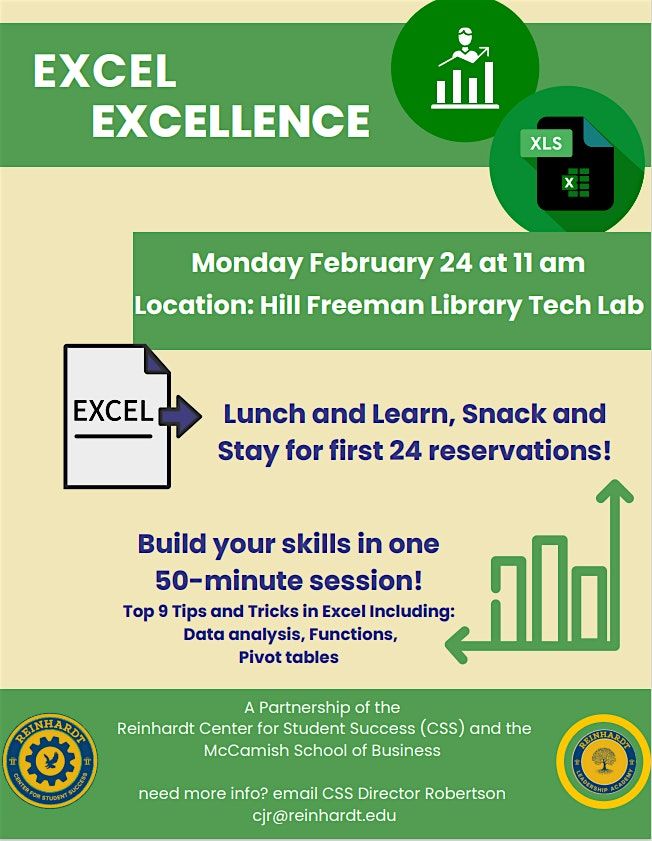 Excel Excellence, Top 9 Tips and Tricks in Excel!, Hill Freeman Library ...