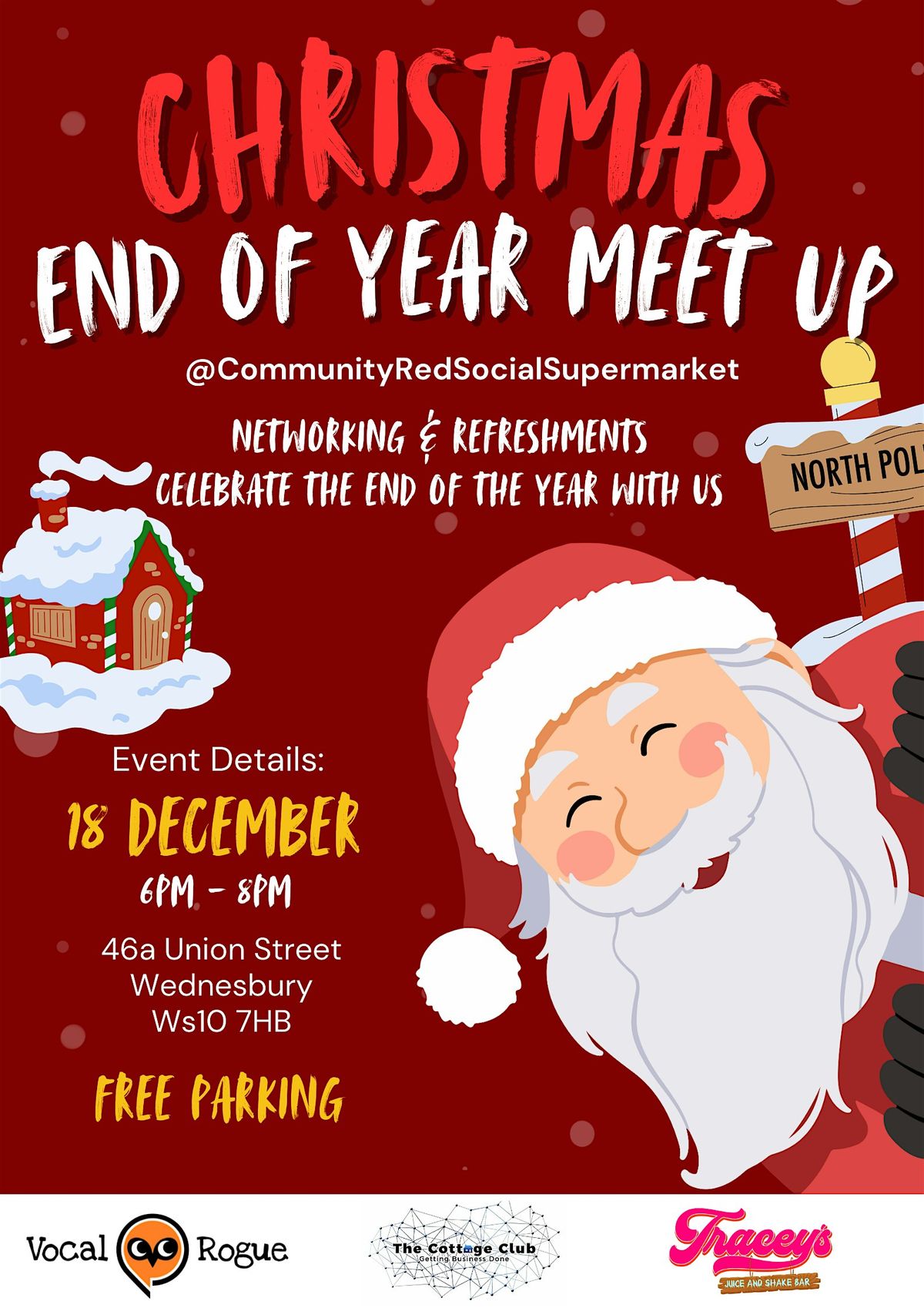 Christmas end of year meet up at Community Red Social Supermarket, 46A ...