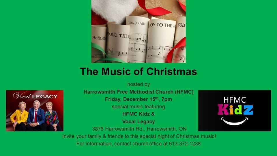 The Music Of Christmas, Harrowsmith Free Methodist Church, 15 December ...