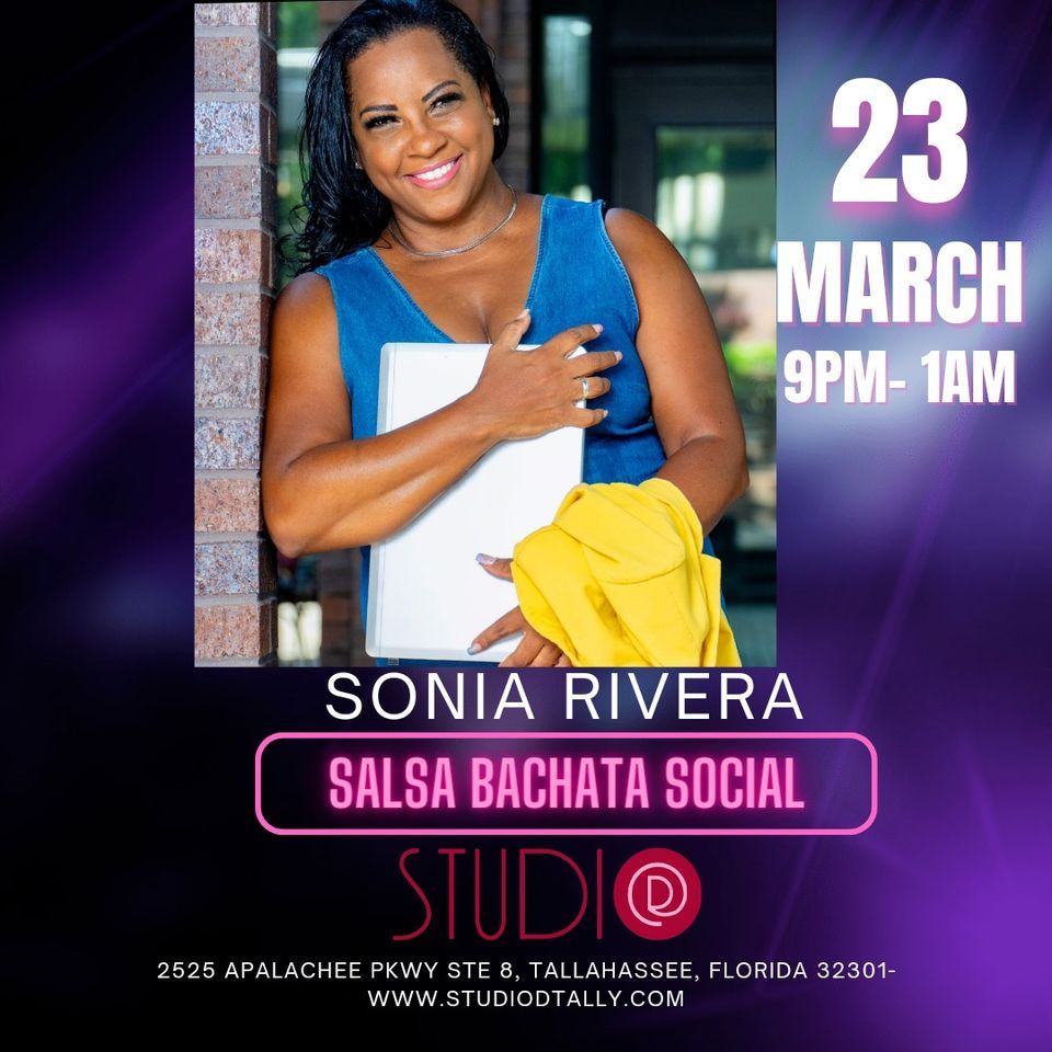 Salsa Bachata Social with Sonia Rivera, Studio D, Tallahassee, 23 March ...