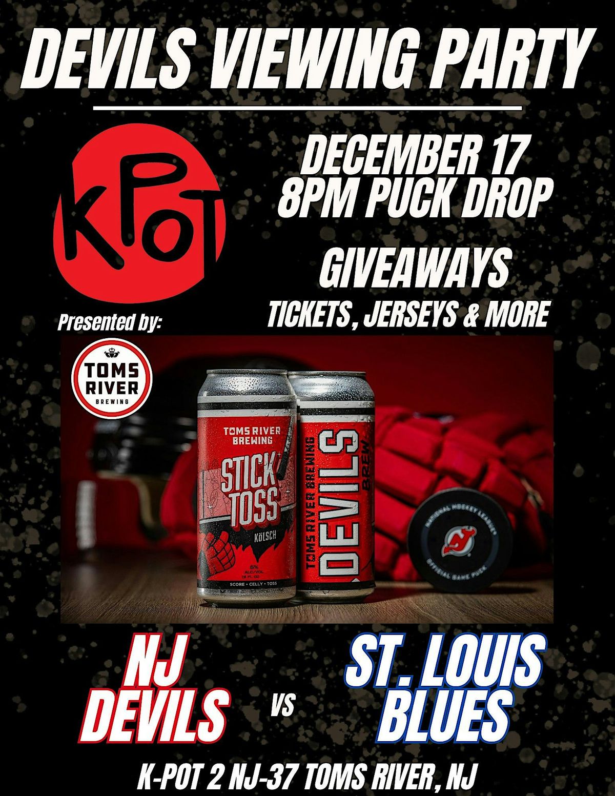 NJ Devils viewing party, KPOT Korean BBQ & Hot Pot, Toms River, 17 ...