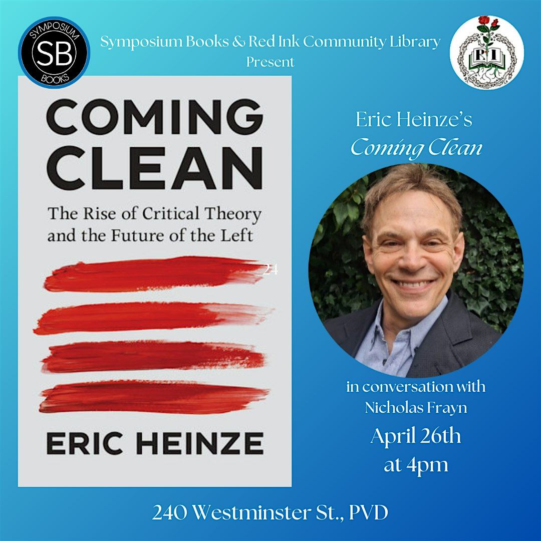 Symposium x Red Ink present Eric Heinzes "Coming Clean", 26 April 2025 ...