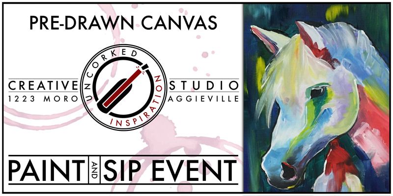 Paint & Sip | Abstract colorful Horse, 1223 Moro St, Manhattan, KS 66502-5352, United States ...