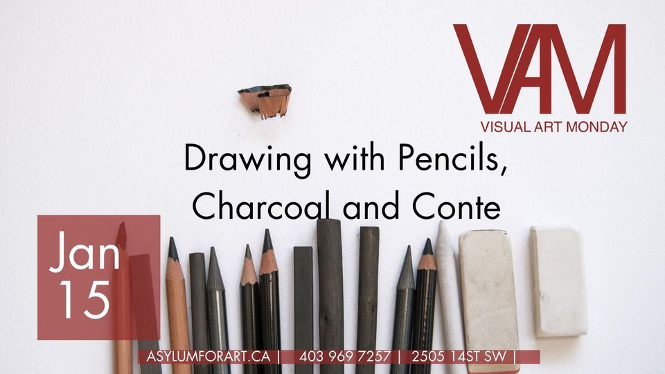 Visual Art Monday: Drawing – Pencils, Charcoal and Conte, Asylum for ...