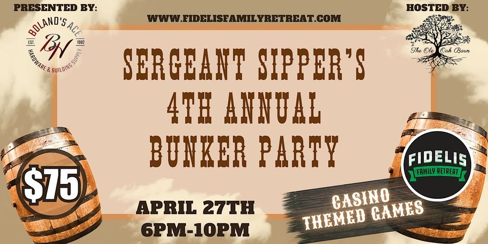 Sergeant Sippers 4th Annual Bunker Party, 1155 Holy Trinity Church Road ...