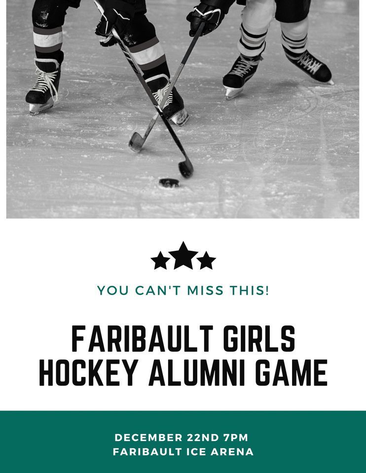 Faribault Falcons Girls Alumni Game , Faribault Ice Arena, 22 December ...