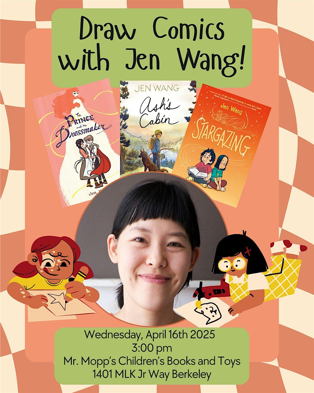 Draw Comics with special guest Jen Wang, Mr.Mopps Children's Books ...
