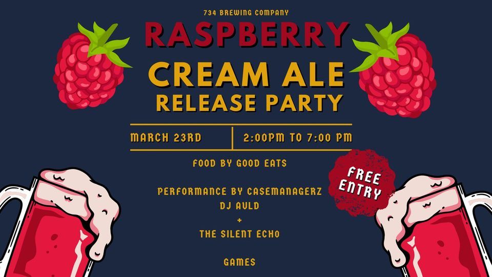 Raspberry Cream Ale Release Party, 734 Brewing Company, Ypsilanti, 23 ...