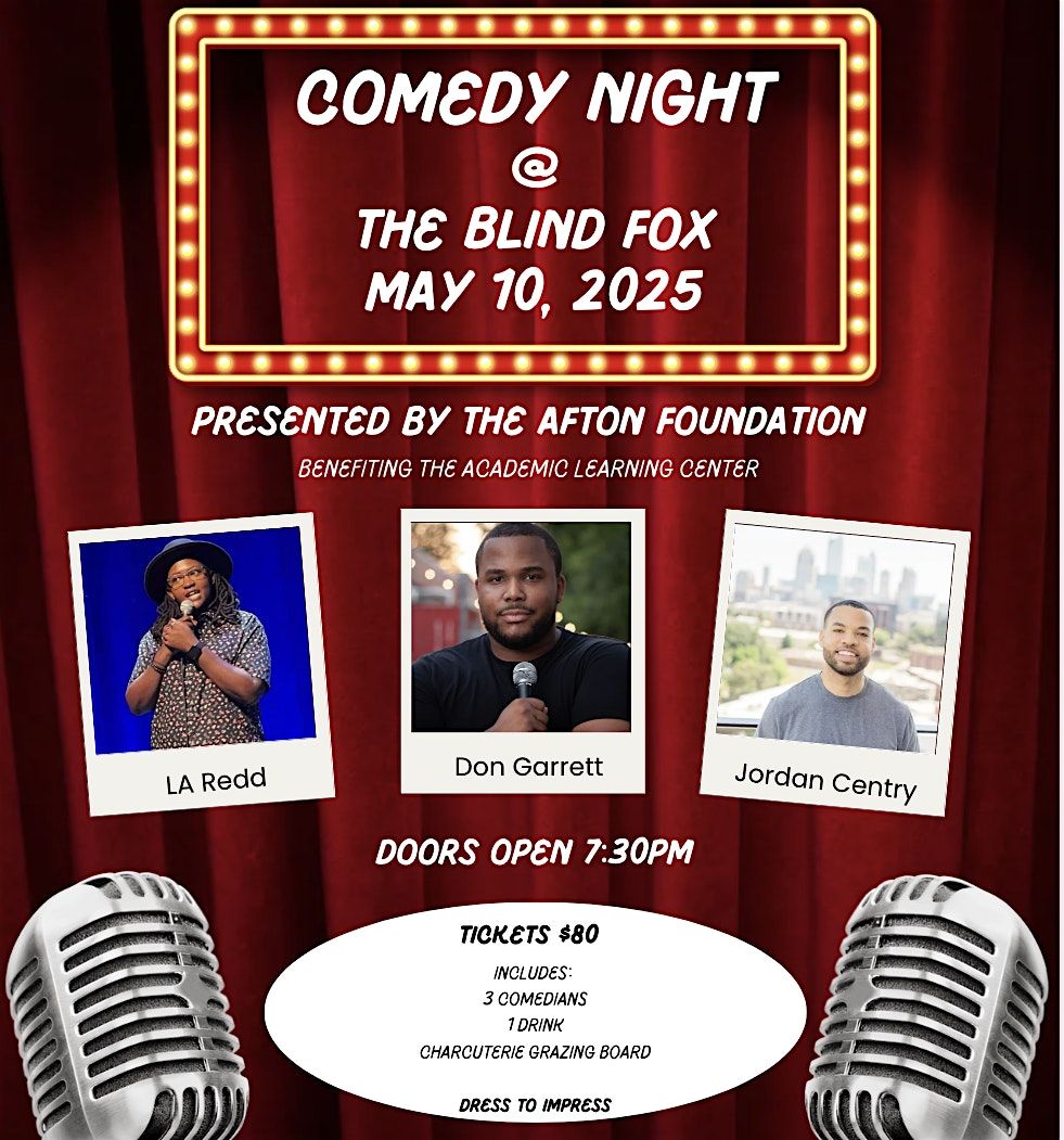 Comedy Night @ The Blind Fox - Presented by The Afton Foundation, The ...