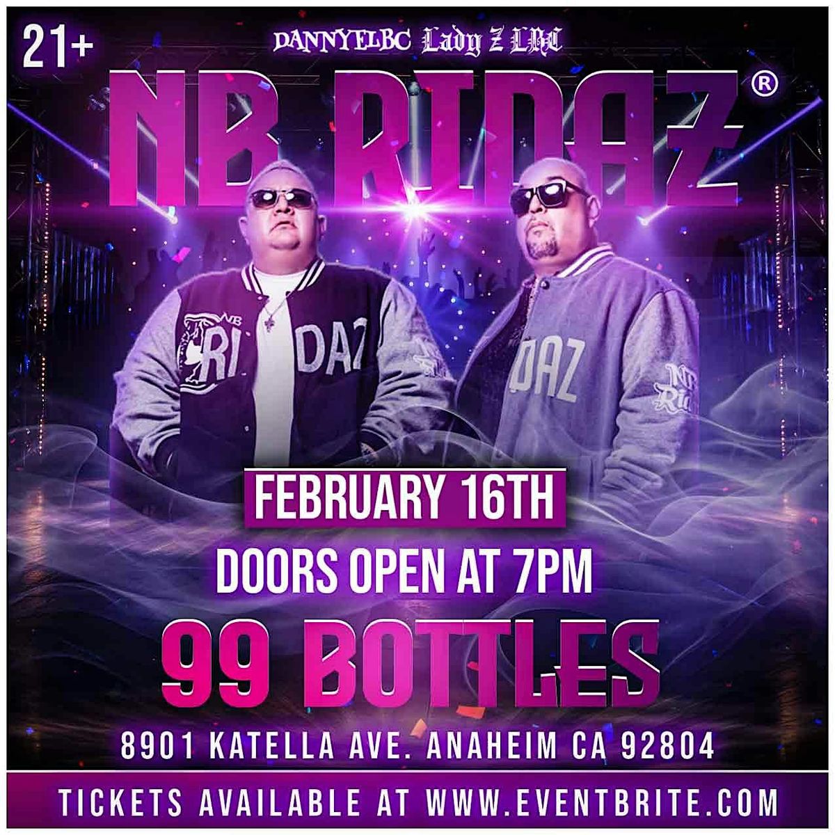 NB RIDAZ LIVE IN ANAHEIM CA, 99 Bottles & Cocktails, Anaheim, 16 ...