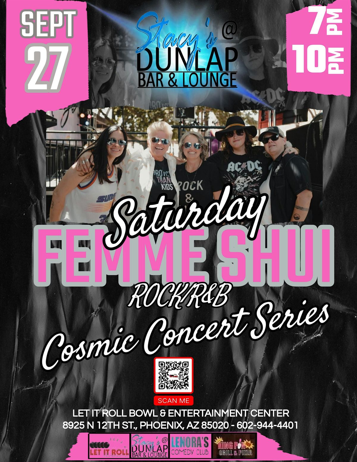 Femme Shui (Cosmic Concert Series), Let It Roll Bowl & Entertainment ...