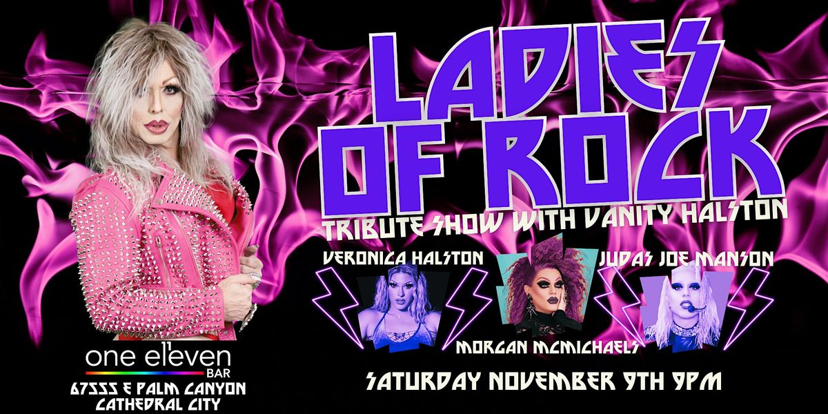 Ladies of Rock Tribute with Vanity Halston, one eleven bar, Cathedral ...
