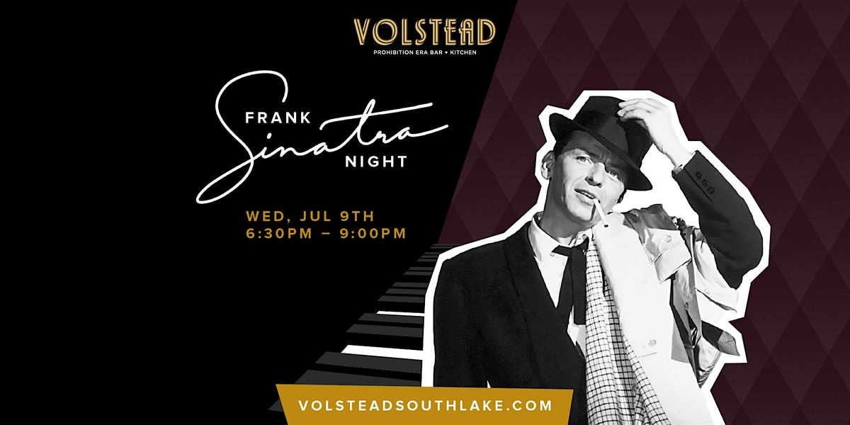 Frank Sinatra Night at Volstead, Volstead, Southlake, 9 July 2025 ...