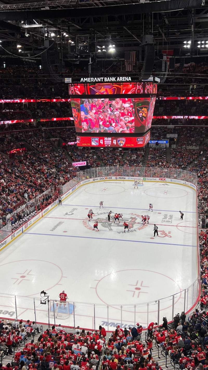 New York Rangers at Florida Panthers at Amerant Bank Arena, Amerant ...