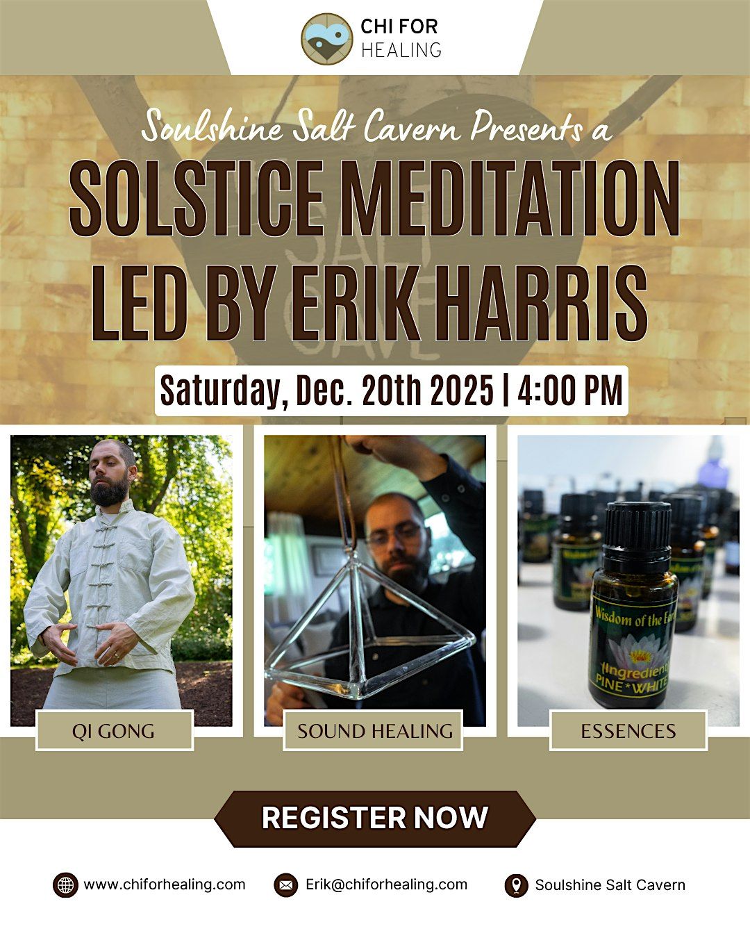 Winter Solstice Meditation in Salt Cave-Qi Gong, Sound Healing ...